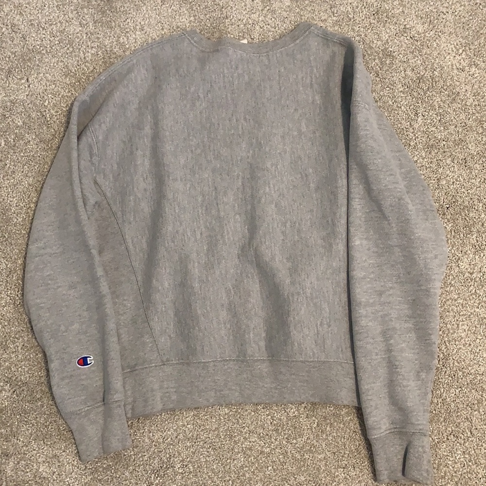 Grey Champion Embroidered Sweatshirt - Gem